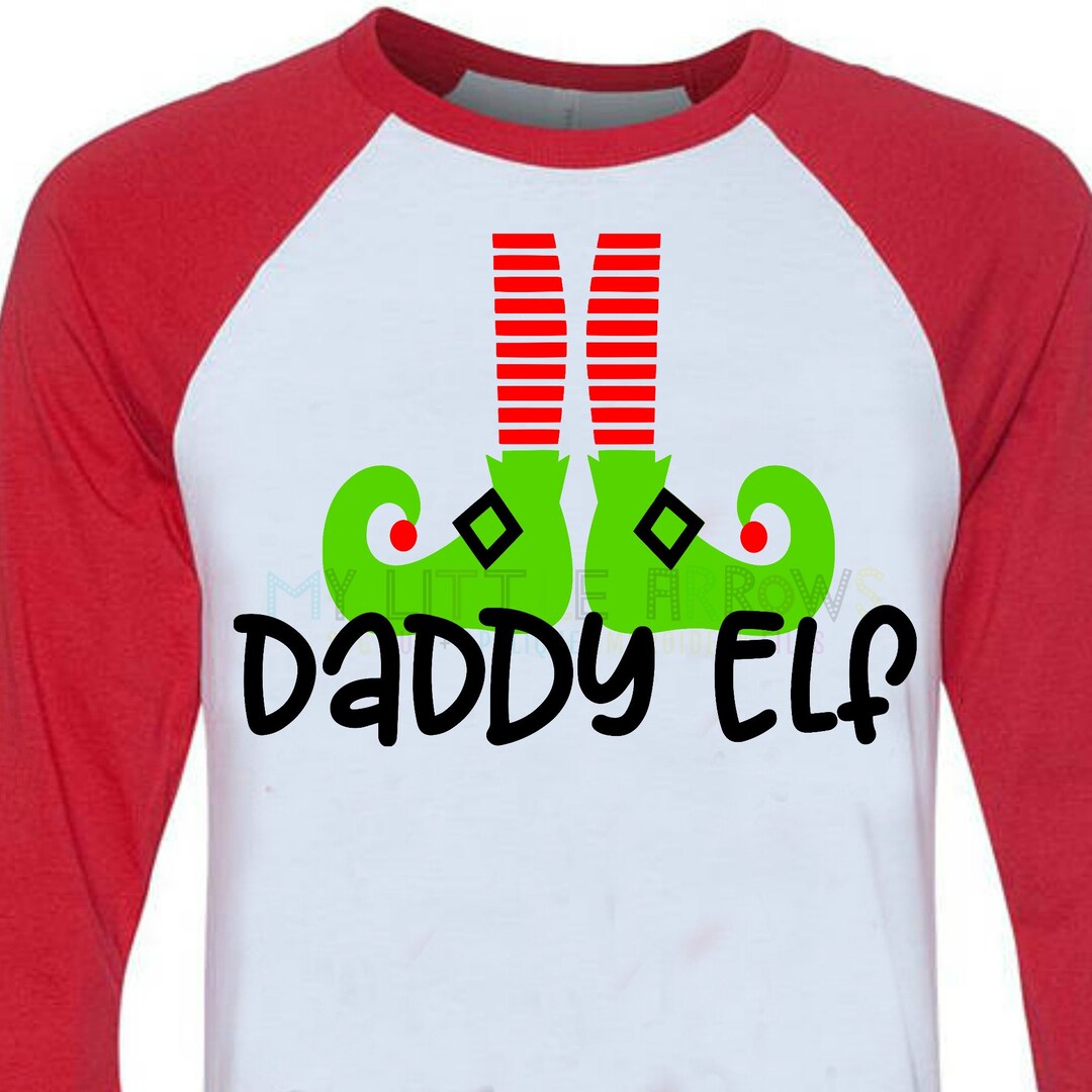 Daddy Elf Svg | Cute Christmas Svg | Elf Svg | Elf Feet Svg | Elf Shirt ...