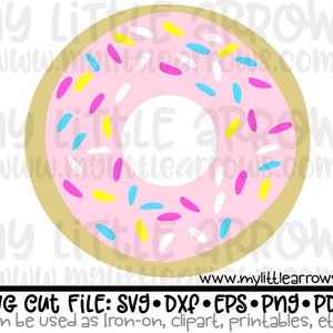 Donut Grow up SVG, DXF, EPS, Png Files for Cutting Machines Cameo or ...
