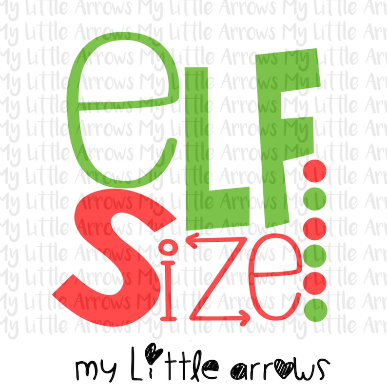 Elf Size SVG DXF EPS Png Files for Cutting Machines Cameo - Etsy