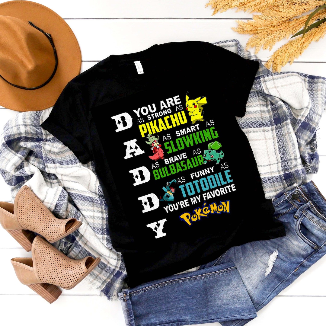 Daddy You Are My Favorite Pokémon PNG, Cute Pokémon Dad Digital ...