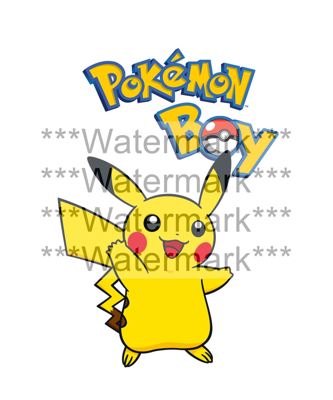 Pokemon Boy PNG, Cute Pikachu PNG for Father's Day Shirt, Matching ...