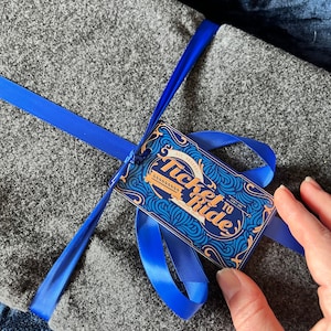 Personalized Wood & Acrylic Ticket to Ride Inspired GAME Board Ticket ...