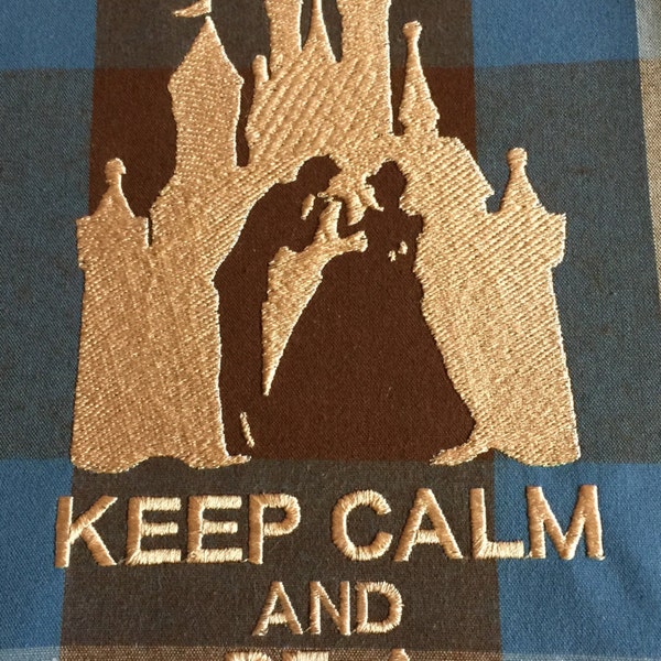 Keep Calm Embroidery - Etsy