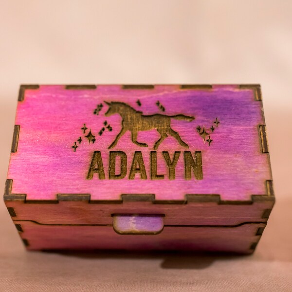 Unicorn Box - Etsy