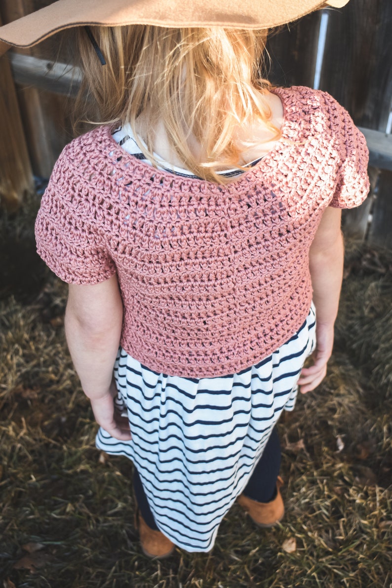 Crochet Top Pattern for Girls Crochet Top Pattern Beginner - Etsy