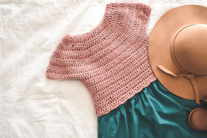 Crochet Top Pattern for Girls Crochet Top Pattern Beginner - Etsy