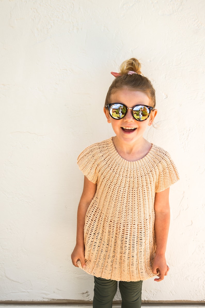 Crochet Top Pattern for Girls Crochet Top Pattern Beginner - Etsy