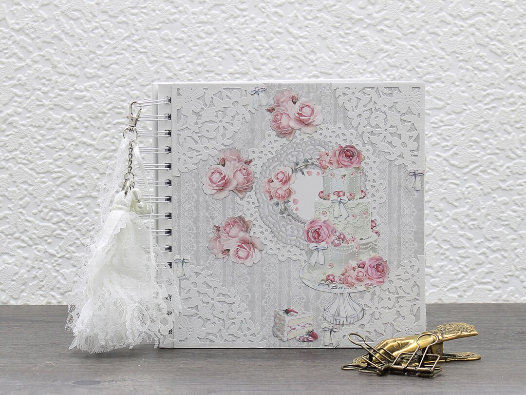 Wedding Scrapbook Album, Wedding Photo Album, Gift for Couple, Wife to ...