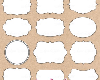 Round Frame Clip Art | Etsy