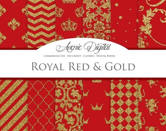 Purple and Gold Digital Paper. Scrapbook Backgrounds Lavender | Etsy