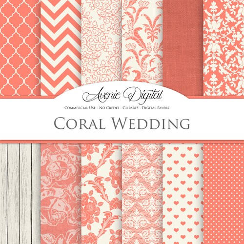 Neutral Wedding Digital Paper. Scrapbooking Backgrounds - Etsy