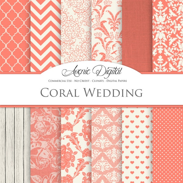 Coral Paper - Etsy