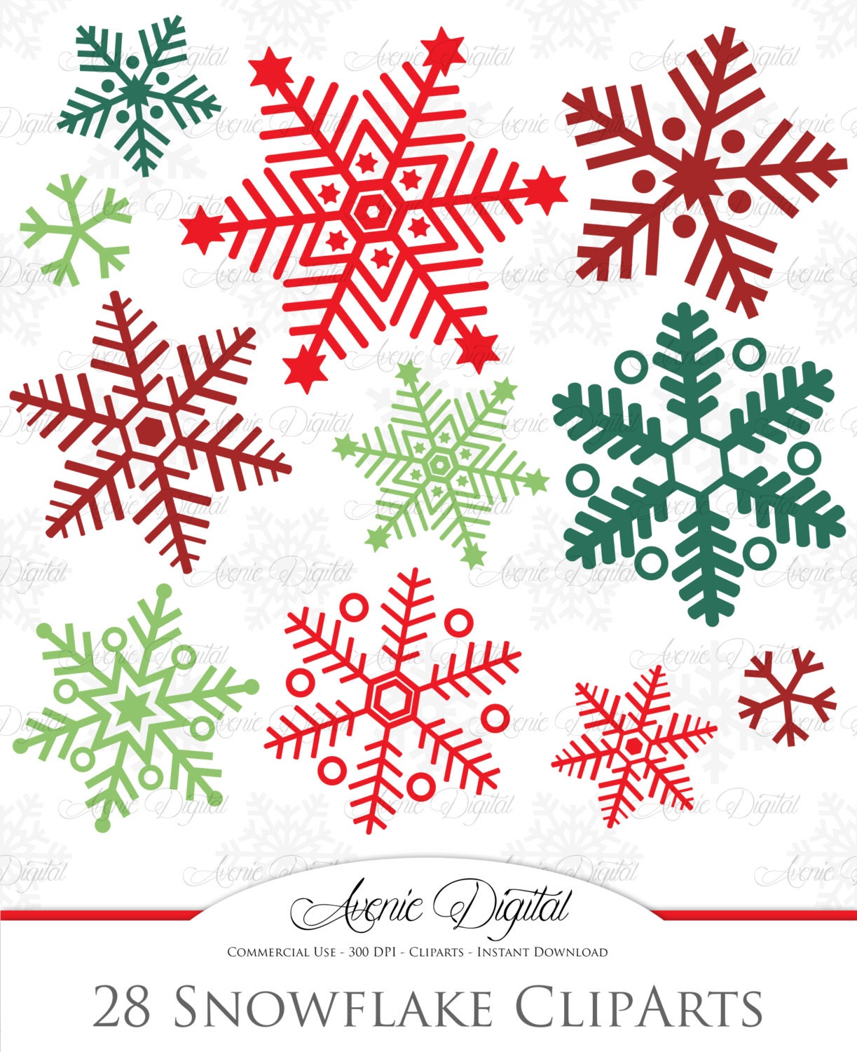 Christmas Snowflake Clip Art