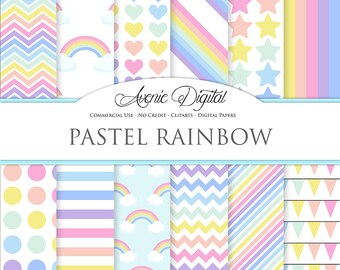 Digital Paper Stars | Etsy