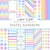 Pastel Rainbows Clipart Scrapbook Printables, Vector Rainbow and Cloud ...
