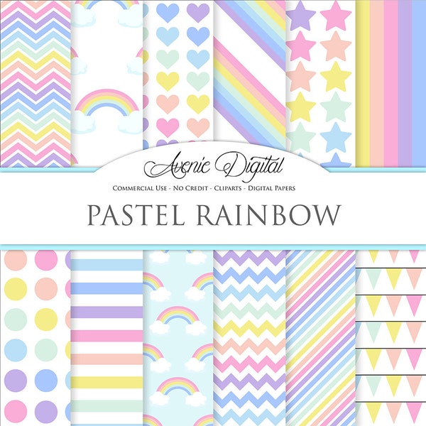 Pastel Rainbow - Etsy