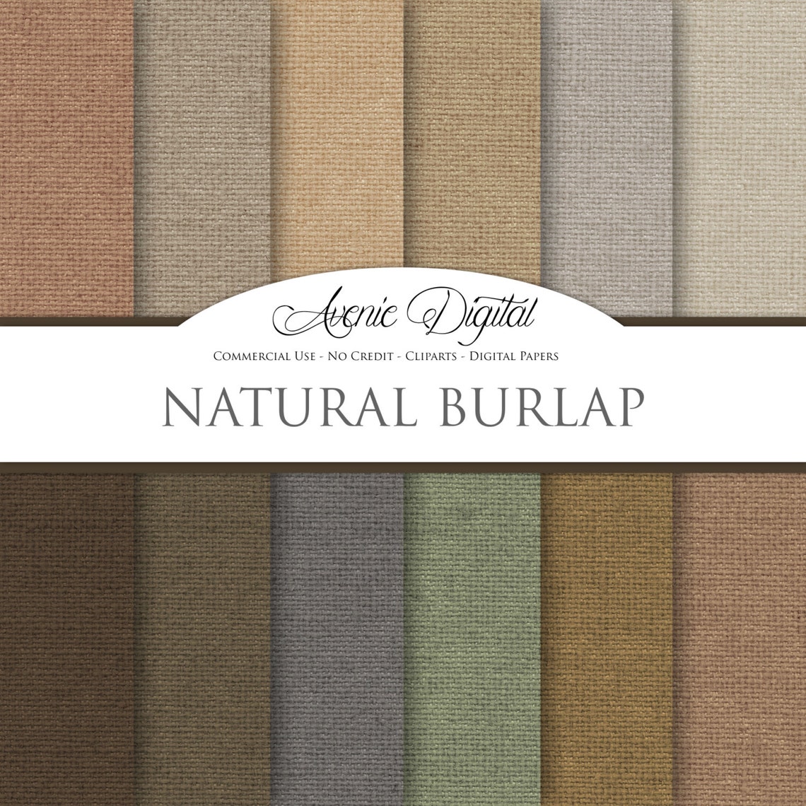 Burlap Digital Paper. Scrapbooking Backgrounds Linen Patterns - Etsy