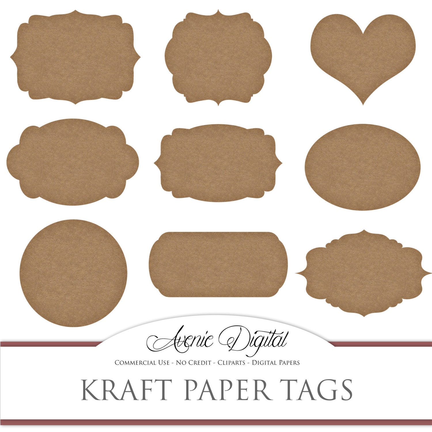 Scrapbook Tags Printable