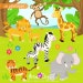 Cute Safari Clipart Scrapbook Printables, Baby Animals Clip Art Set for ...