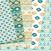Teal and Gold Aztec Digital Paper. Scrapbook Background. Teal and Gold ...