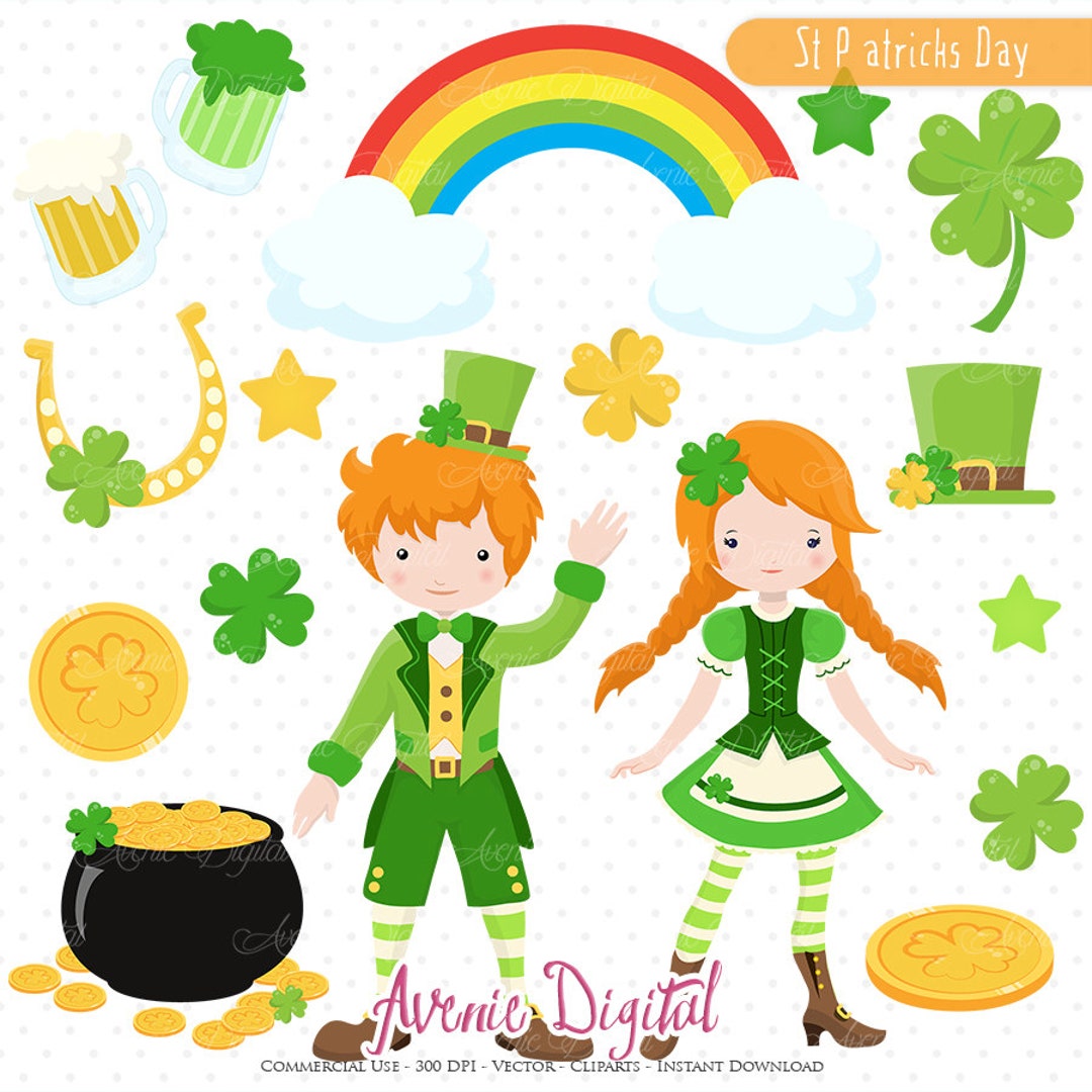 St Patricks Day Clip Art Scrapbook saint Patricks Day Clipart ...