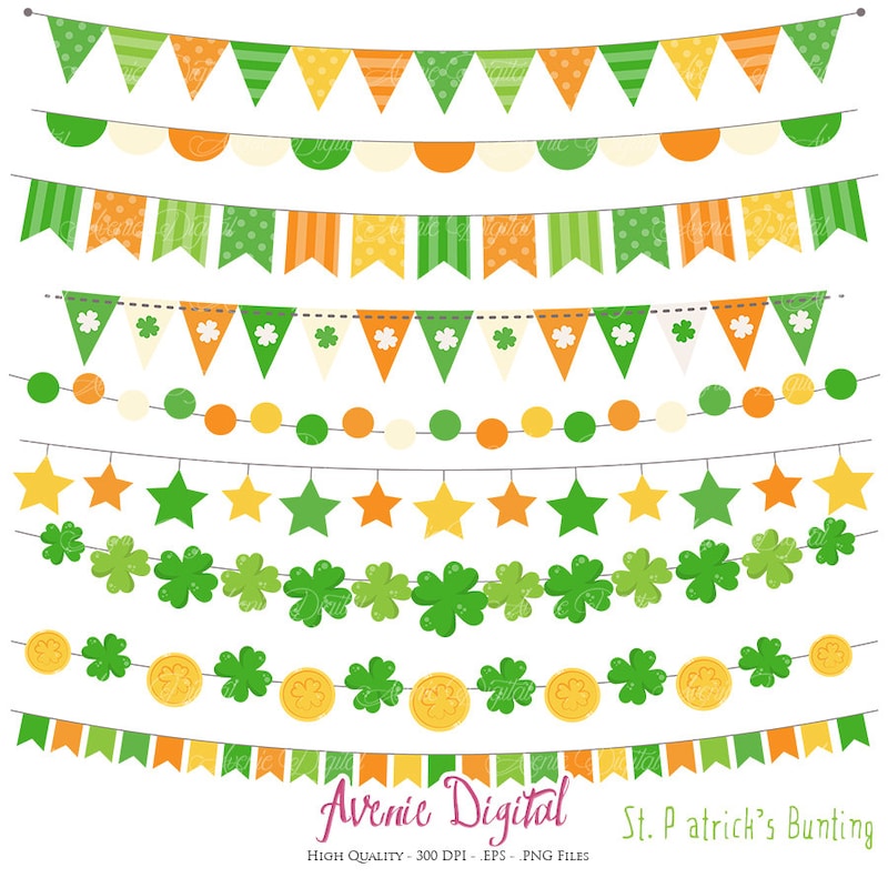 St Patricks Banner - Etsy