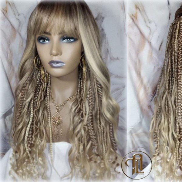Dreaded Curly Wigs - Etsy