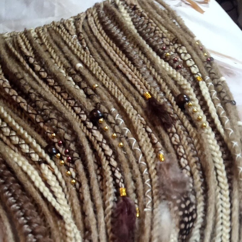 Single End Braid in Dreads - Etsy