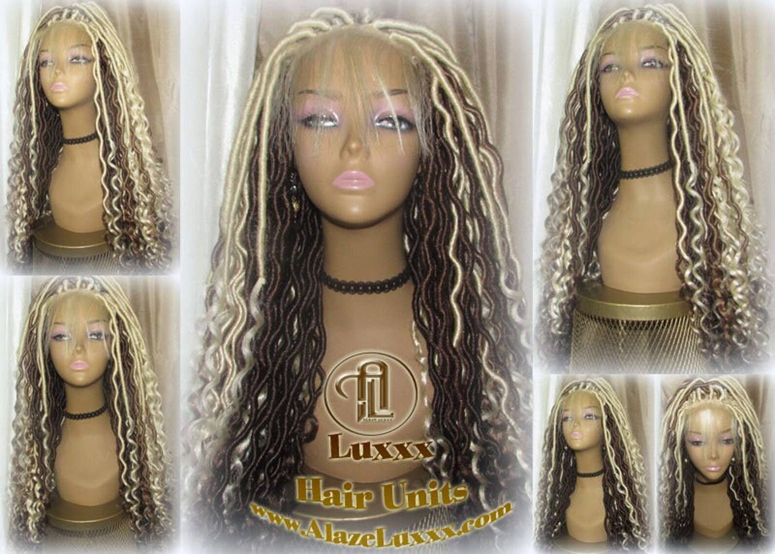 Goddess Faux Locs Platinum Blonde Brown 27 Gypsy Boho 613 Boho - Etsy