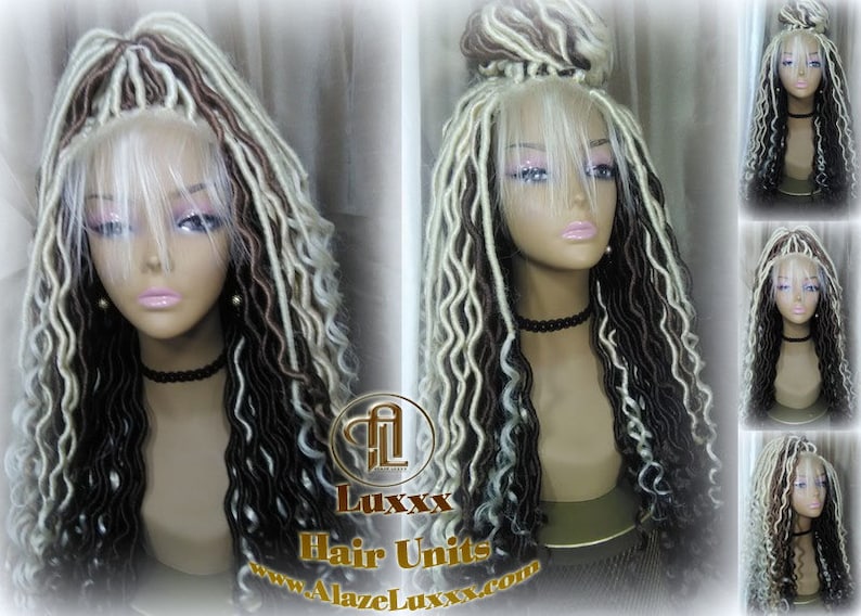 Gypsy Boho 613 Boho Goddess Faux Locs Platinum Brown Blonde 27 - Etsy