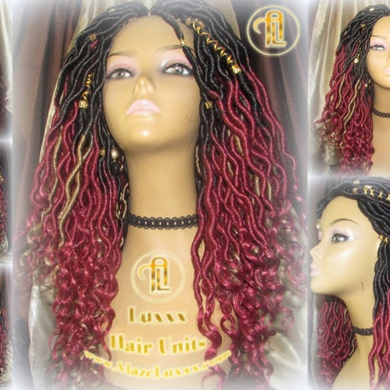 Boho Goddess Locks Braided Wig - Etsy