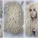 Nu Locs Distressed Soft Locs Platinum Blonde Braided Wig Gypsy Bohemian ...