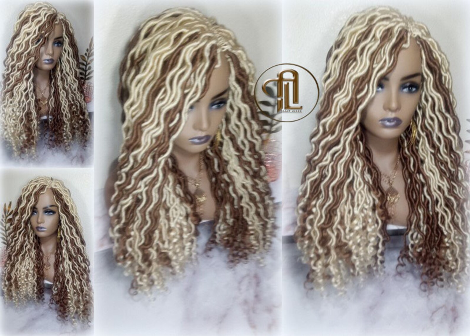 Goddess Faux Boho Platinum Blonde Braid Wig Gypsy Bohemian - Etsy