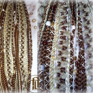 Ponytail Hair Fall Viking Renaissance Extensions Blonde Brown Elements ...