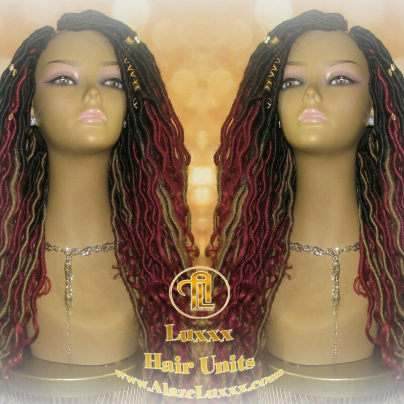 Boho Goddess Locks Braided Wig - Etsy