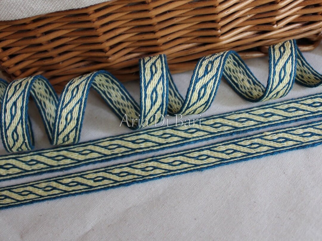 Tablet Woven Trim, Geometric Pattern, Viking, Medieval, Reenactment ...