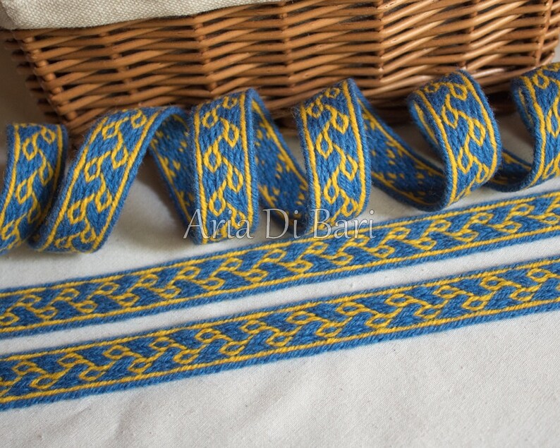 Tablet Weaving Trim Leaves Pattern Tablet Weaving Viking - Etsy