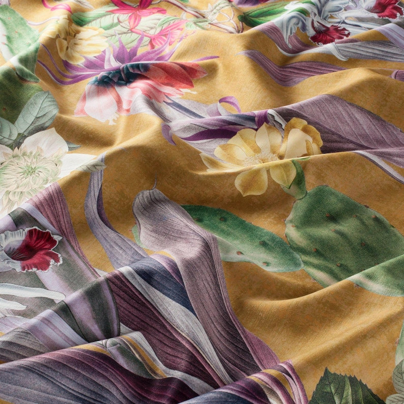 COSMIC FLOWERS *floral, Sumptuous Velvet Velour Fabric Flowers ...