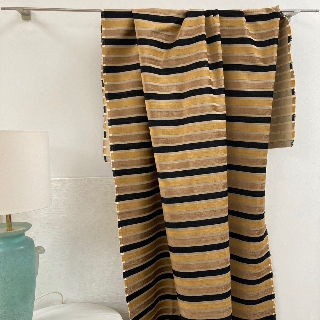 SALE% Ramometerware Upholstery Velvet Velvet Stripes Fabric Upholstery ...