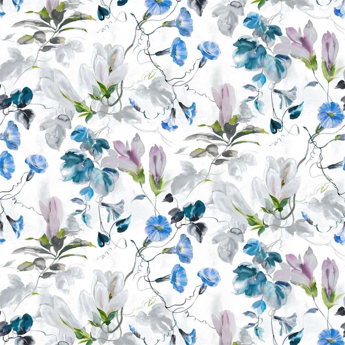 JAPANESE Magnolia*fabric 100% Cotton Magnolia Print Curtain Curtain ...