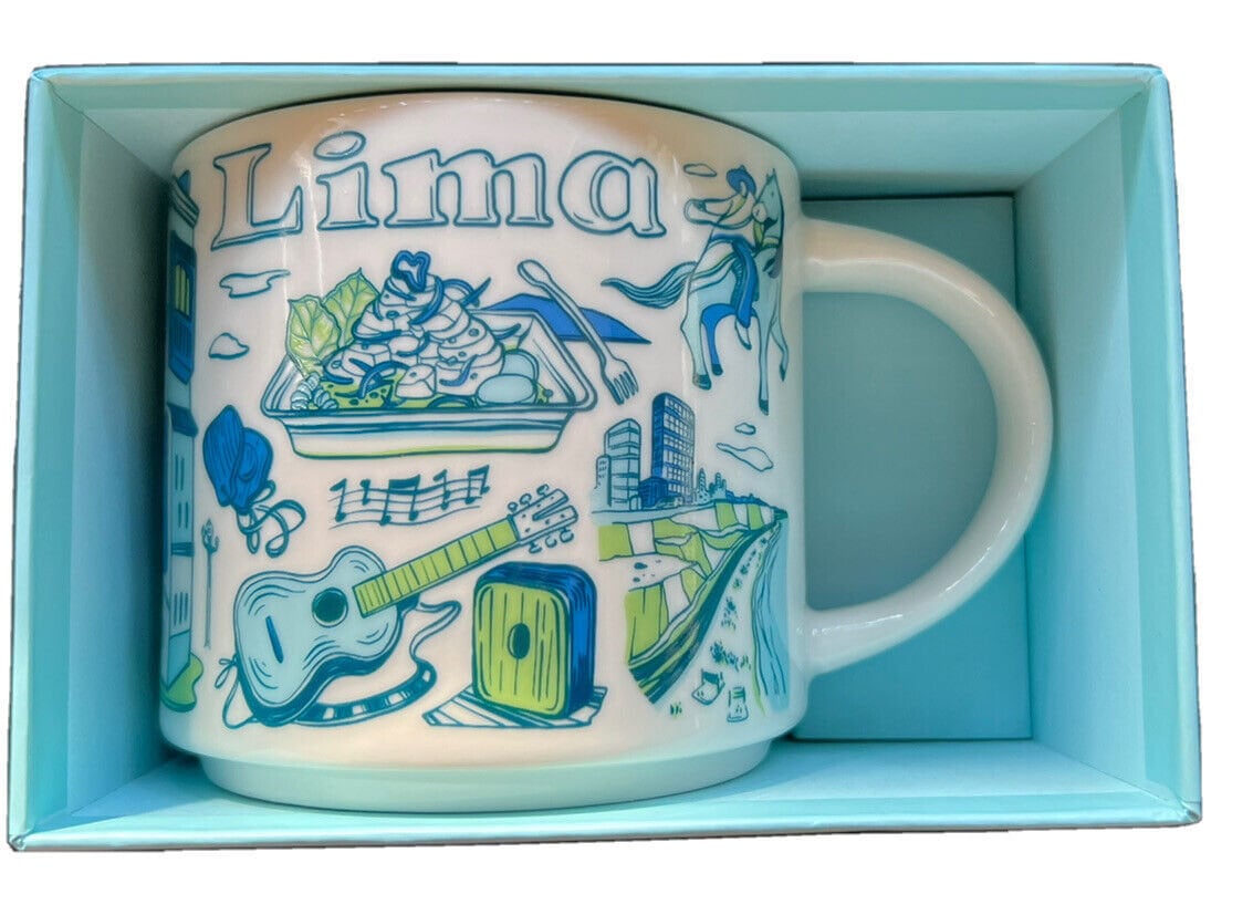 Starbucks Been There Series Lima Peru Mug - New in Box Collectible Cup ...