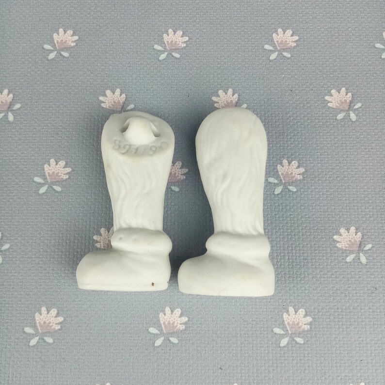 Antique German Bear Legs, Porcelain Animal Legs for Bears, Molded ...