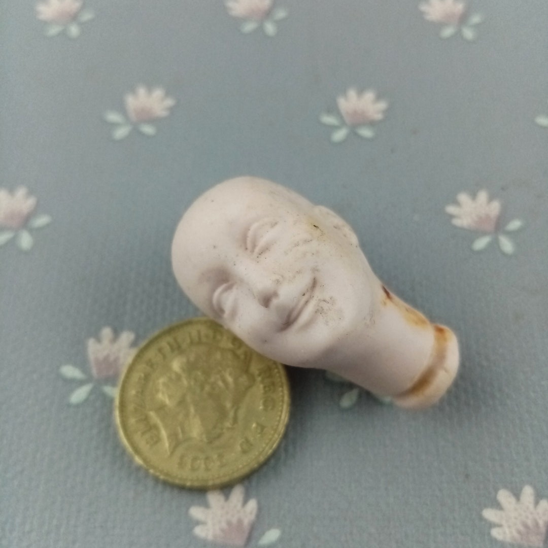 Lady Dolls Head , French Style Mannequin Miniature Doll Head, Antique ...