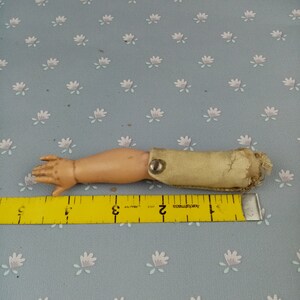 Antique Doll Arm, Parian - China Doll Part, Victorian Doll Leather Body ...