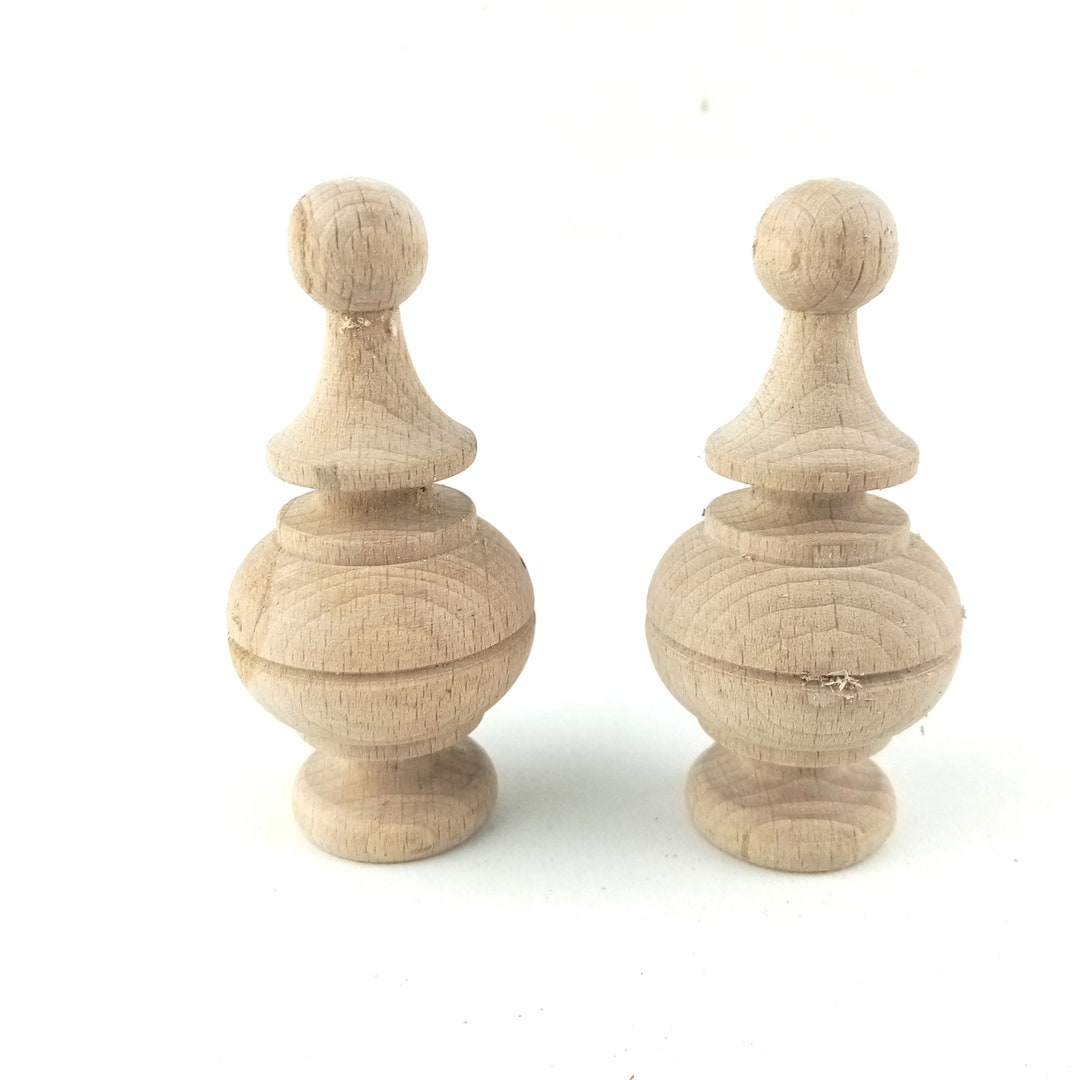 Vintage OAK Finial, Salvage Wood, Reclaimed Wood Furniture Details ...
