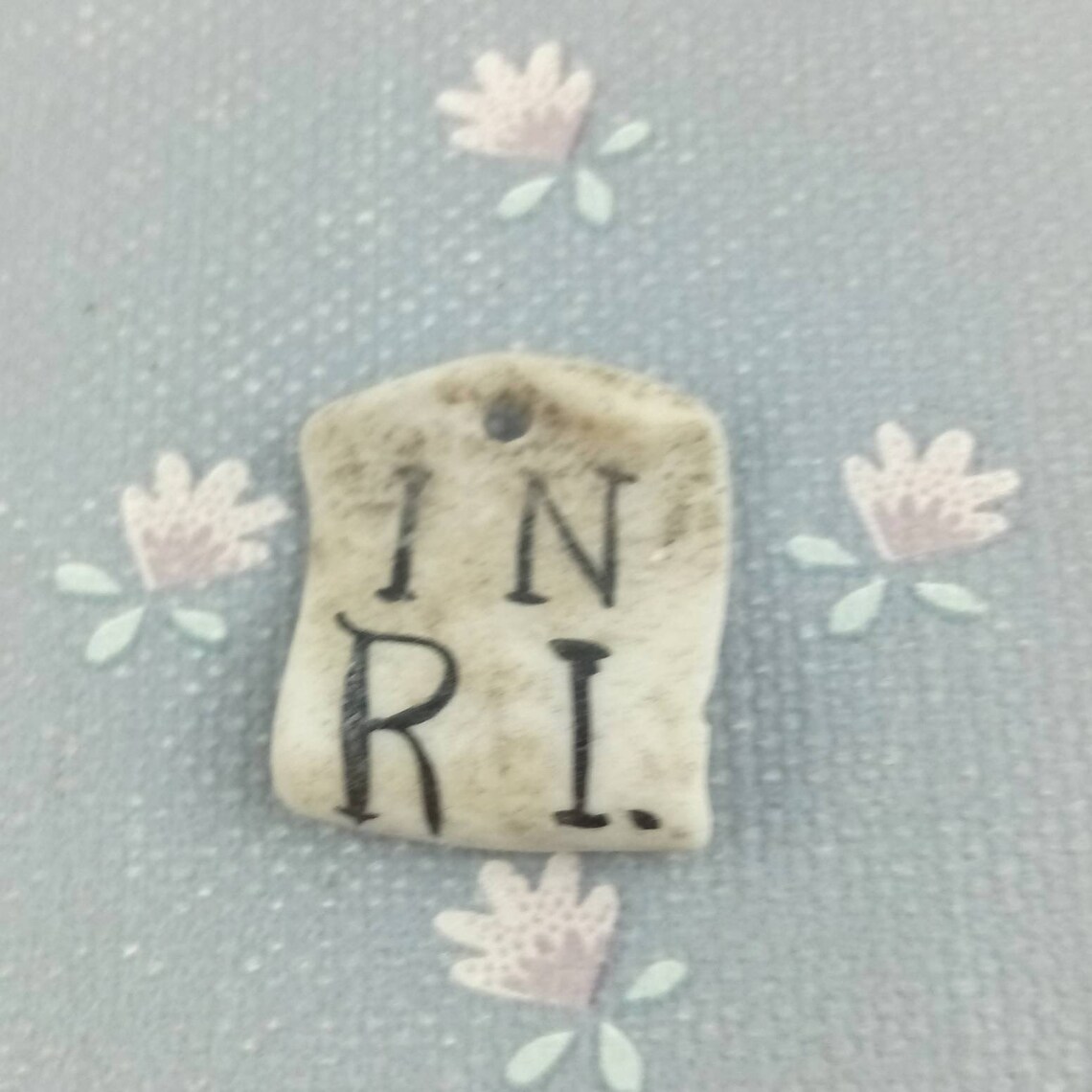 Antique Porcelain Crucifix INRI Plaque Cross Top Decor Inri - Etsy