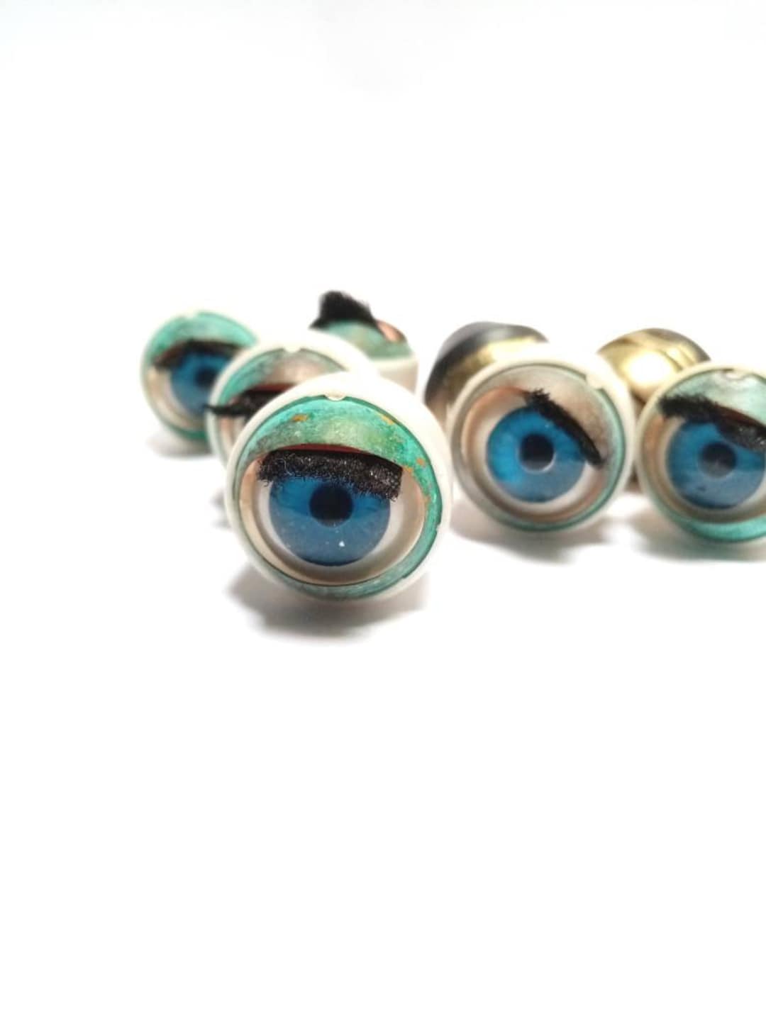 Vintage Blinking Eyes, 1 Pair Halloween Eyes, Creepy Doll Eyes, Artist ...