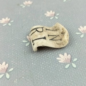 Antique Porcelain Crucifix INRI Plaque , Cross Top Decor Inri Sign ...