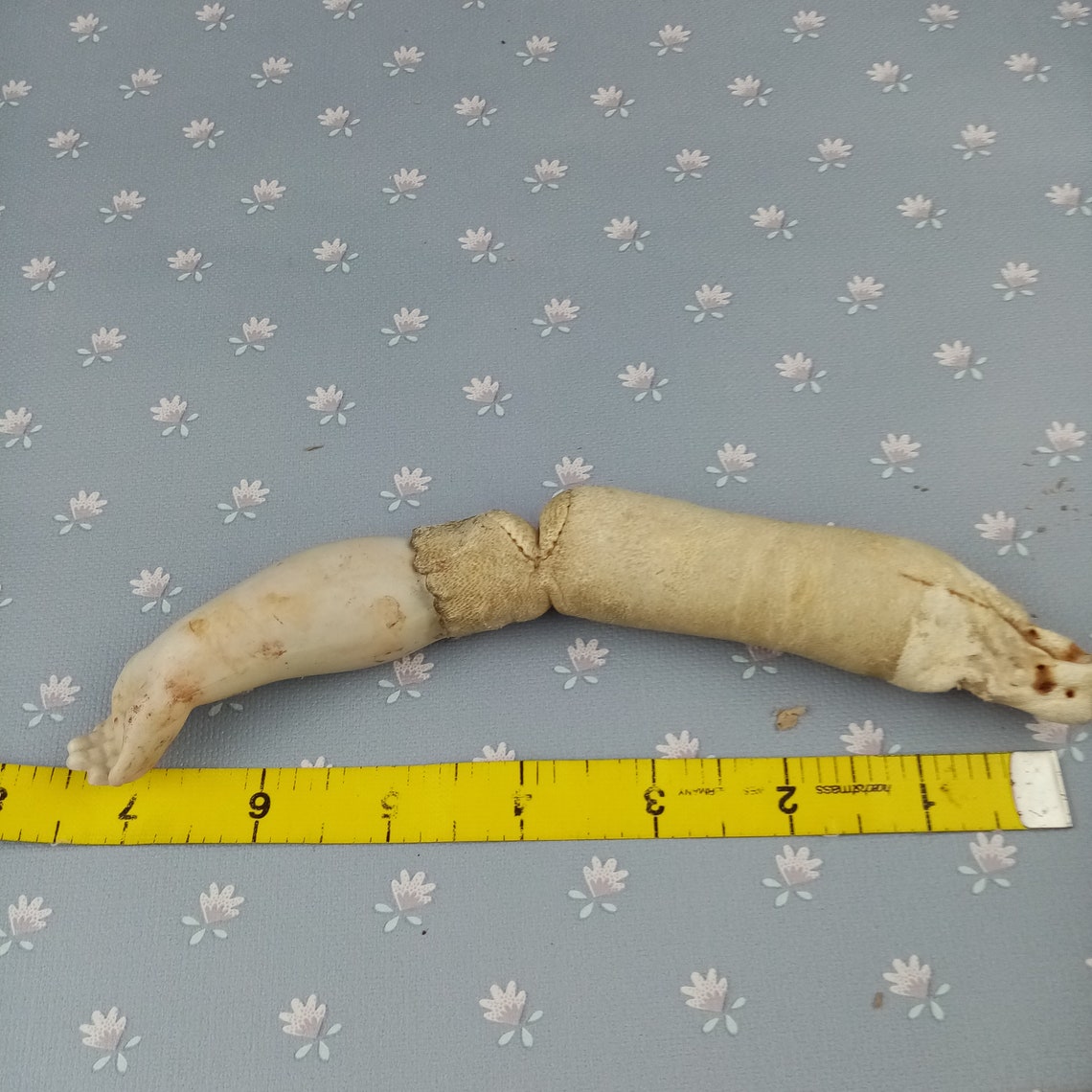 Antique Doll Arm, Parian - China Doll Part, Victorian Doll Leather Body ...