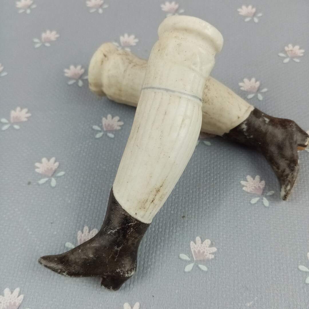 Antique Rare Doll Legs, Parian Doll Leg, China Doll Lower Legs ...